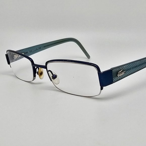 Lacoste | Accessories | Lacoste L255 Blue Green Semirimless Eyeglasses ...